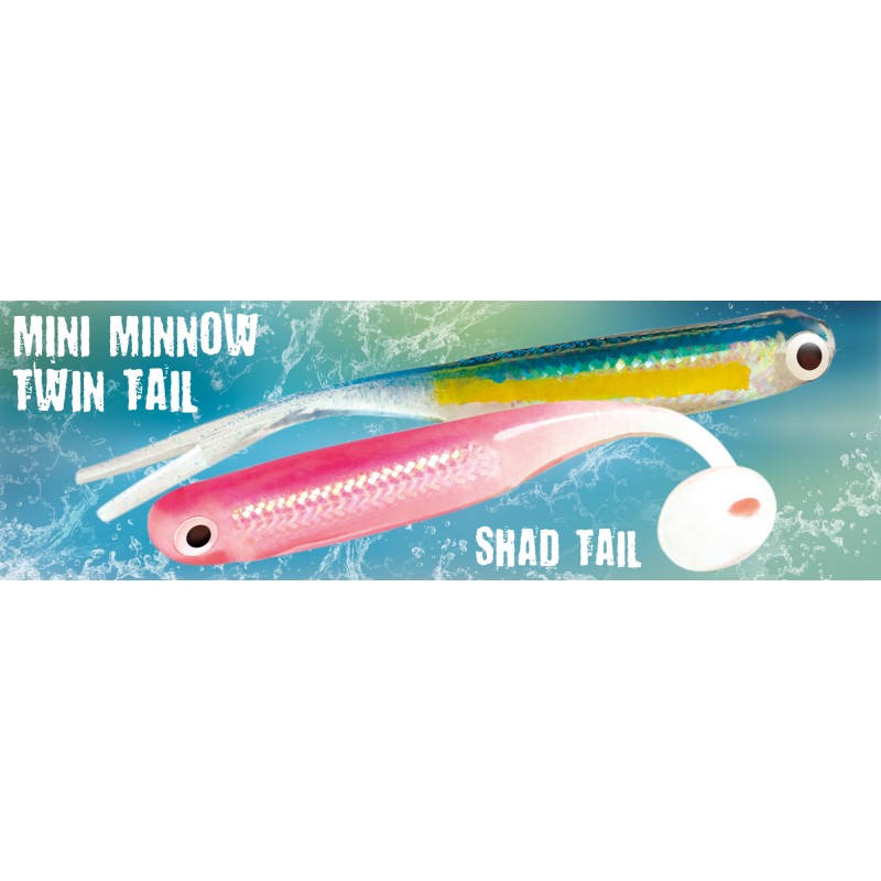 RAPTURE MINI MINNOW SHAD TAIL 4.5CM - 6BUC/PLIC - GIVADI COM SRL